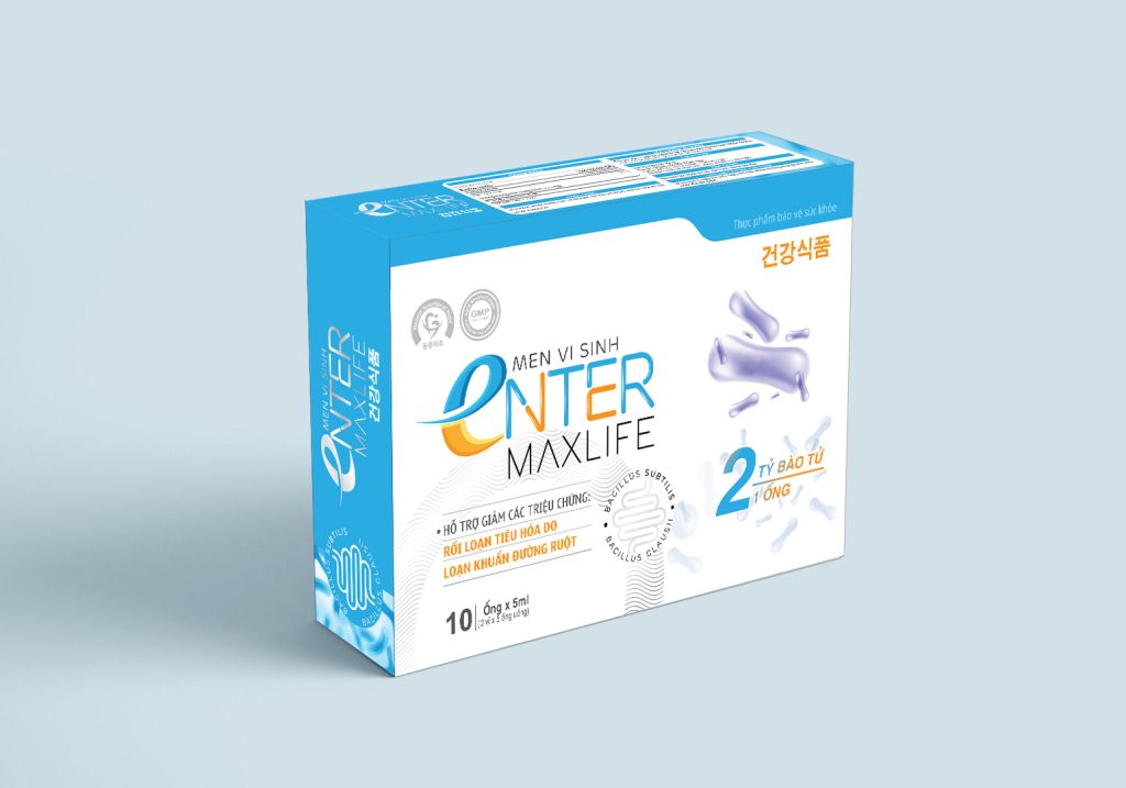 Men Vi Sinh Enter Max Life (Hộp 10 ống) - GREENMAX