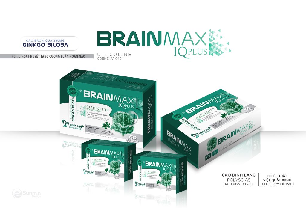 BRAIN MAX IQ PLUS (Hộp 2 lọ * 30 viên) - GREENMAX