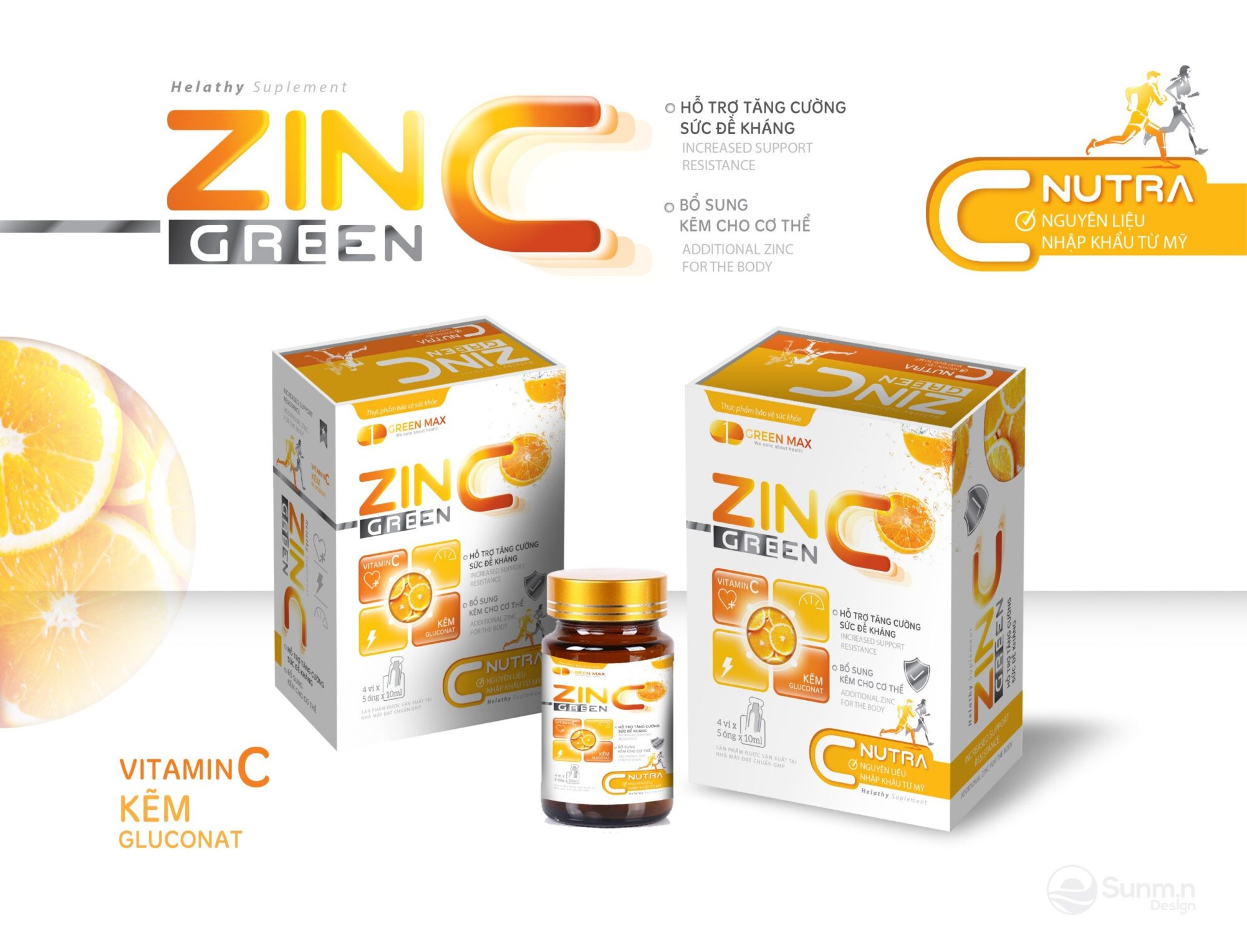 ZIN C GREEN - 20 ỐNG - GREENMAX