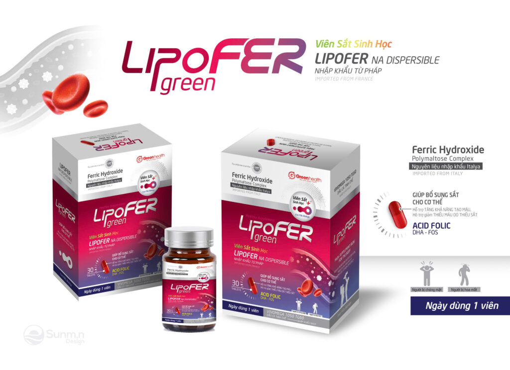 LIPOFER GREEN (Lọ 30 Viên) - GREENMAX
